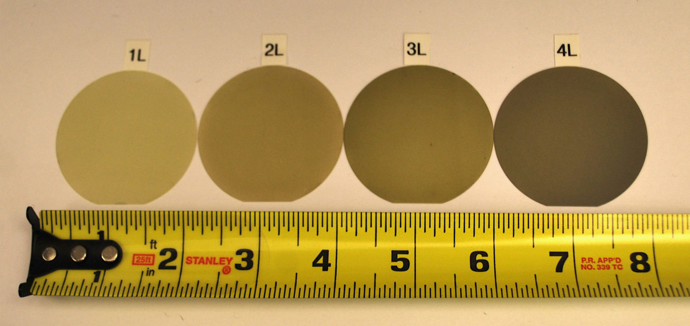 2 inch 2D TMDC Film Wafer – MoS2, WS2, MoSe2, WSe2 and Heterostrucrures ...